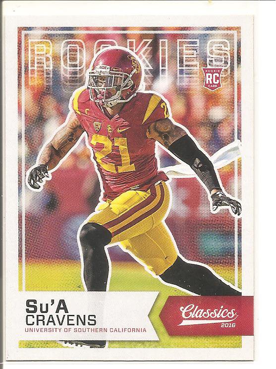 Su'A CRAVENS - ROOKIE CARD
