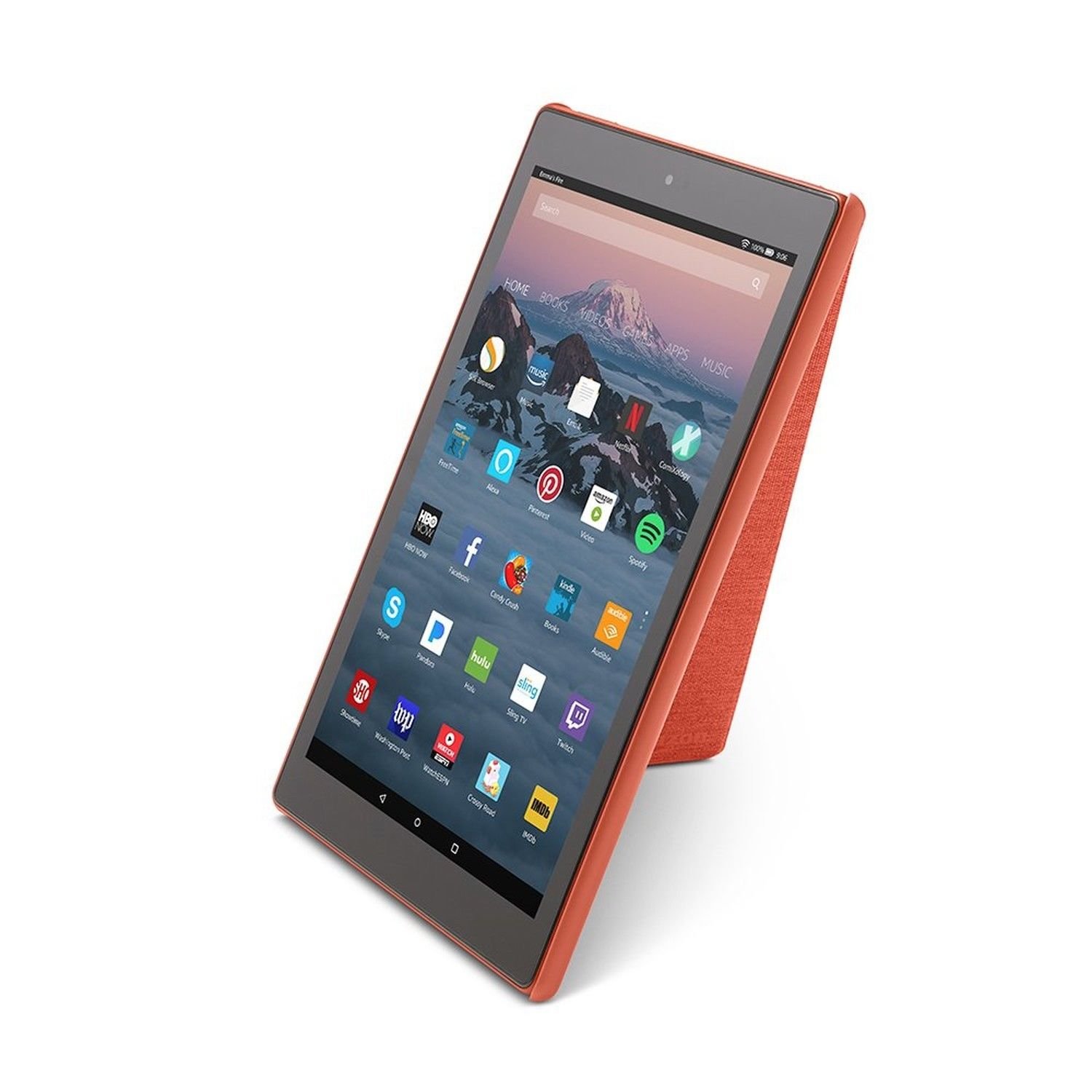 Fire HD 10 Tablet Case Punch Red Slim Design Magnetic Closure ...