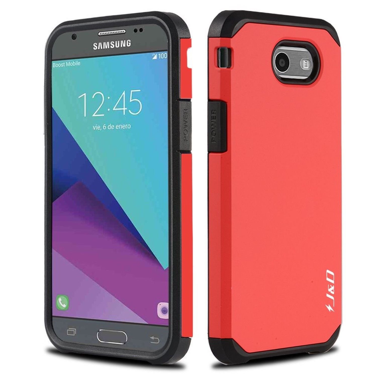 Galaxy J3 Emerge Case Phone Case Shock Proof Protective Prime Blue Red ...