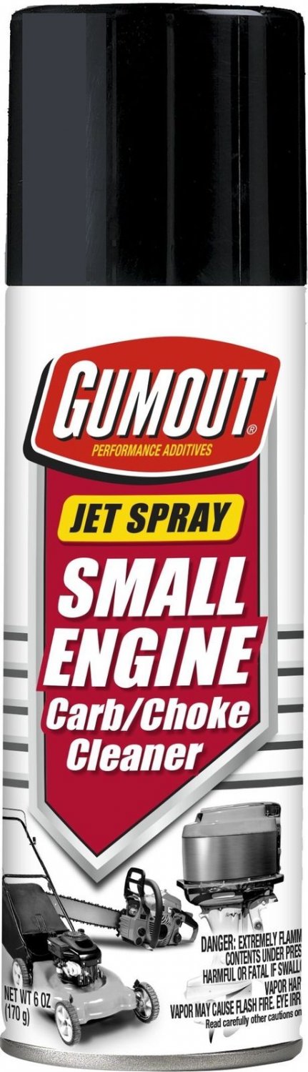 Gumout Small Engine Carb and Choke Cleaner 6 oz Ounces Cleans Unpainted ...