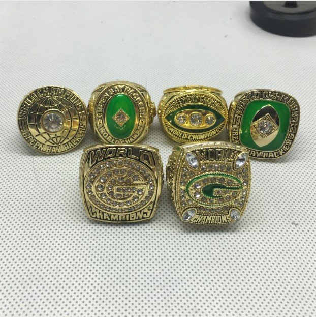 Free Shipping 1961 1965 1966 1967 1996 2010 GREEN BAY PACKERS ...