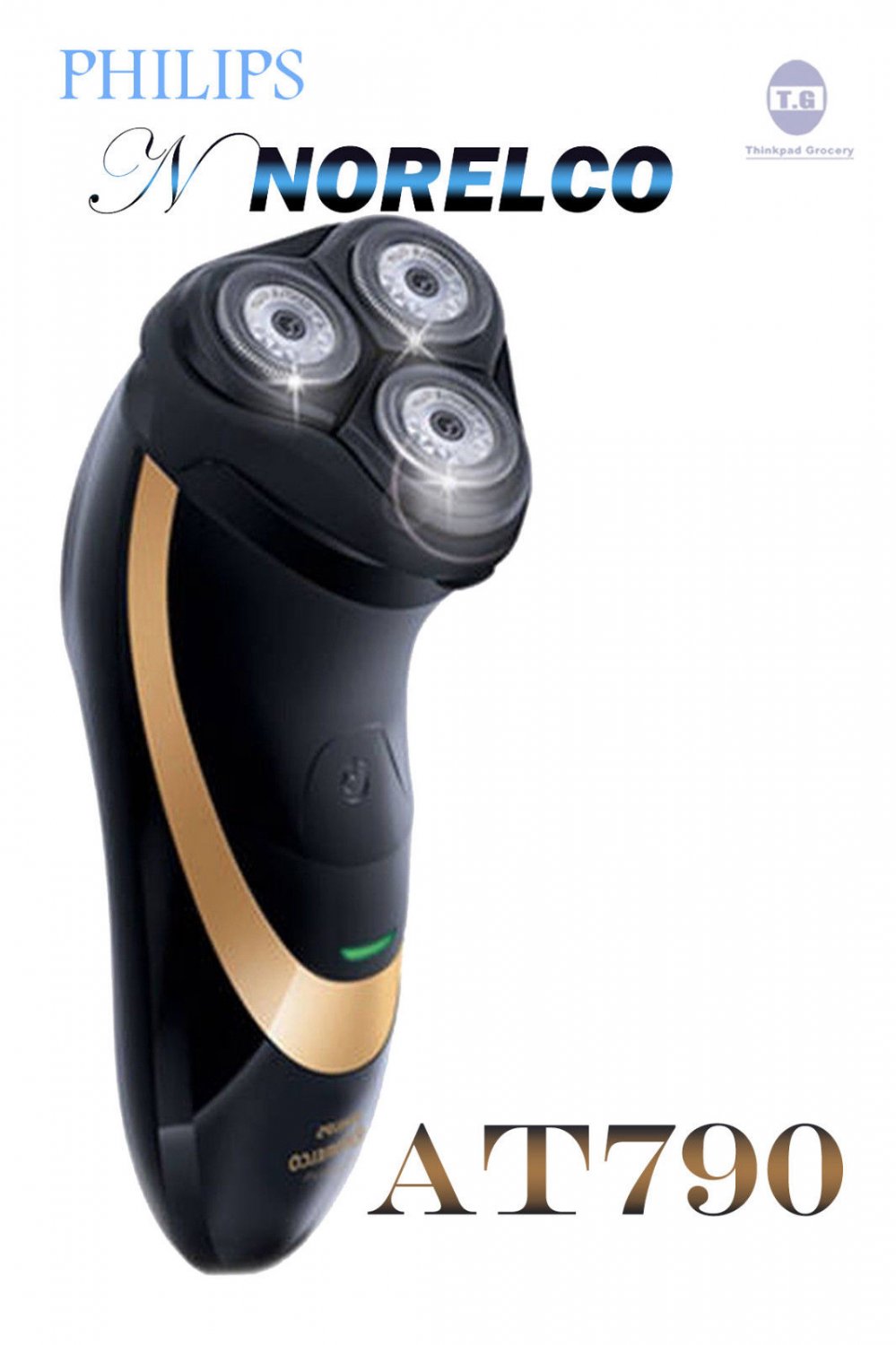 Philips Norelco AT790 Aquatec PowerTouch Wet and Dry Electric Razor