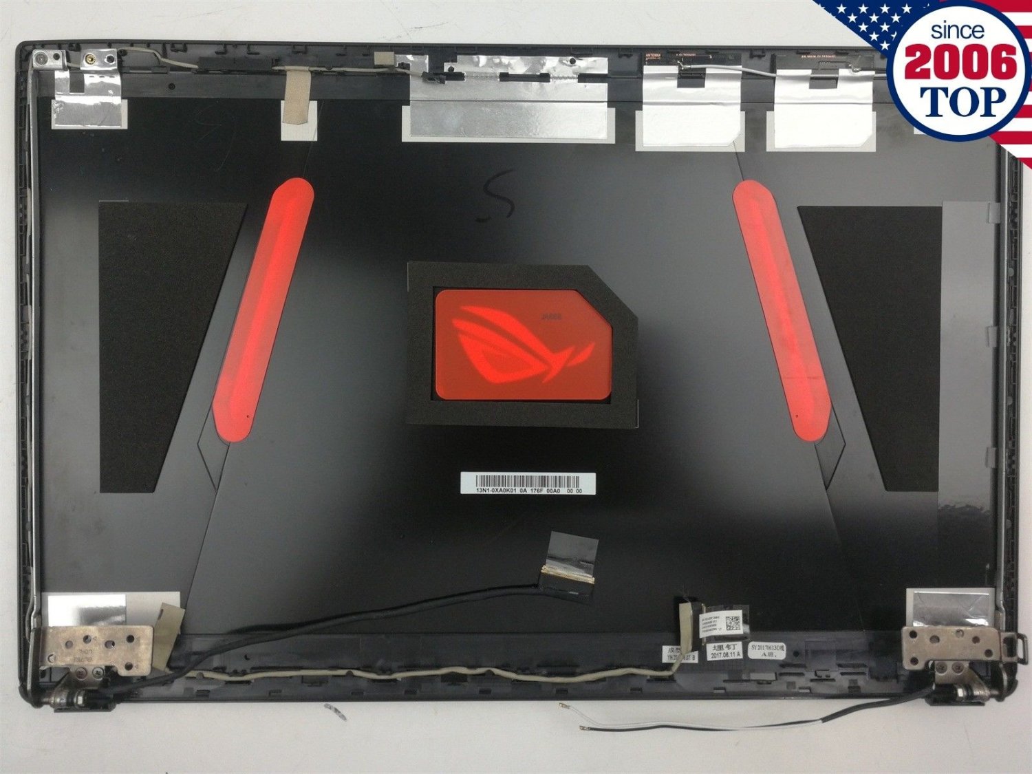 ASUS ROG GL753VD-DS71 17.3" LCD BACK COVER + Hinges 13N1-0XA0K01 USA