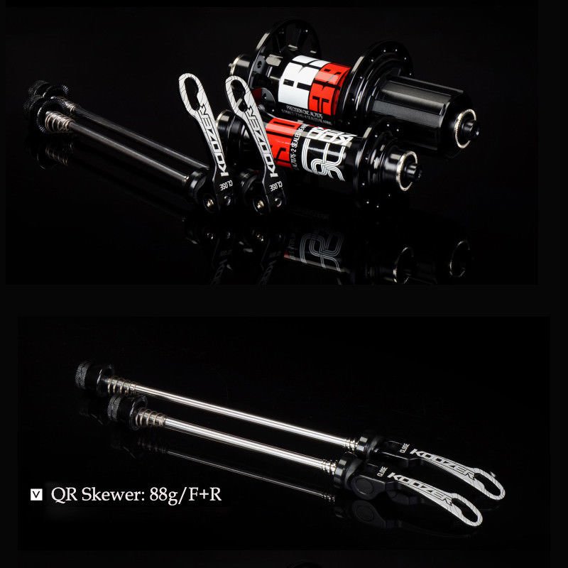 KOOZER RS390 Hub Set 6 Pawls 72 Clicks 2+4 Bearing 20H/24H Hub Set ...