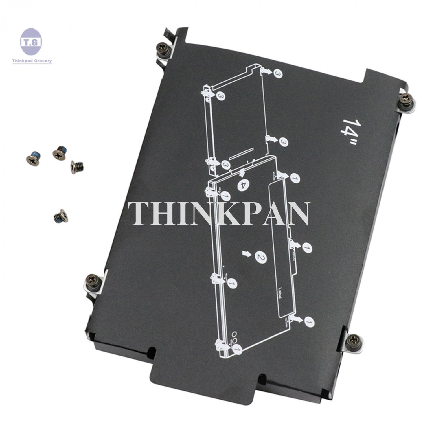 NEW HP ProBook 640 645 650 655 G4 Hard Drive Caddy Hardware kit w/Screw