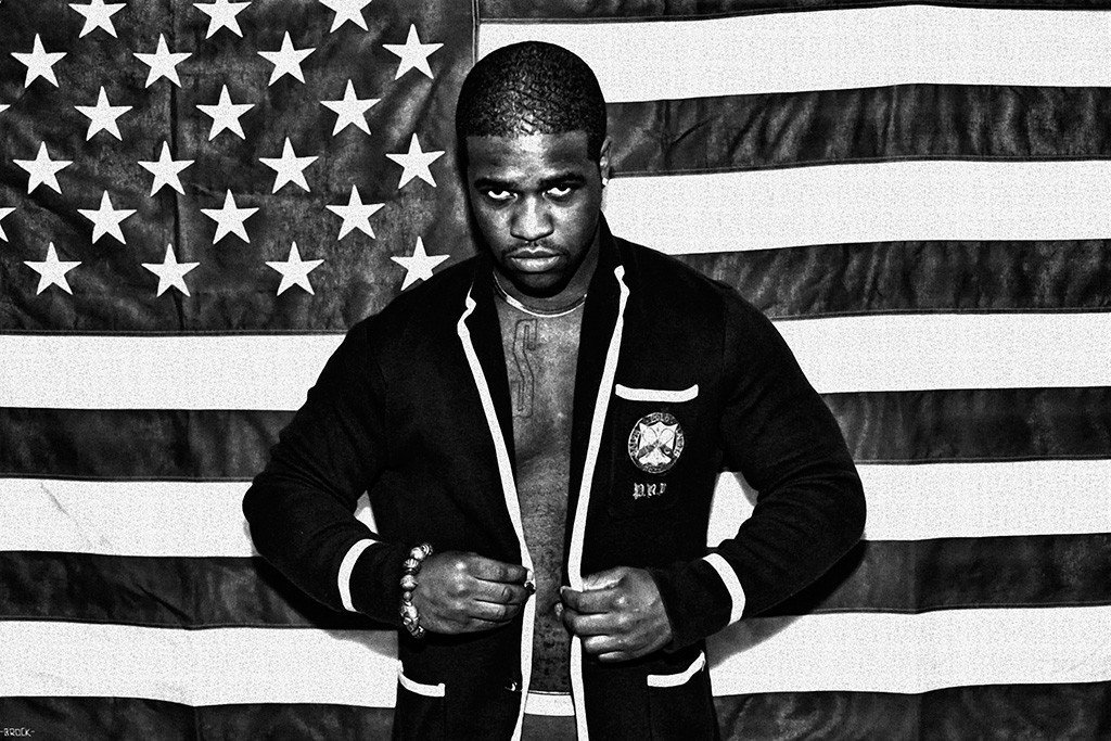 Asap Ferg Rap Music Black and White Art Poster 24x32inch