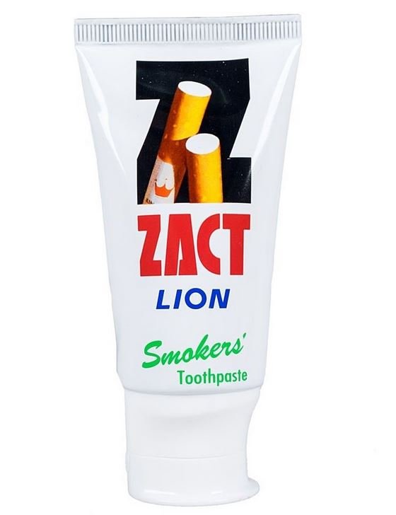Zact Smokers Toothpaste Nicotine Stains Tobacco Whitening Bad Breath ...