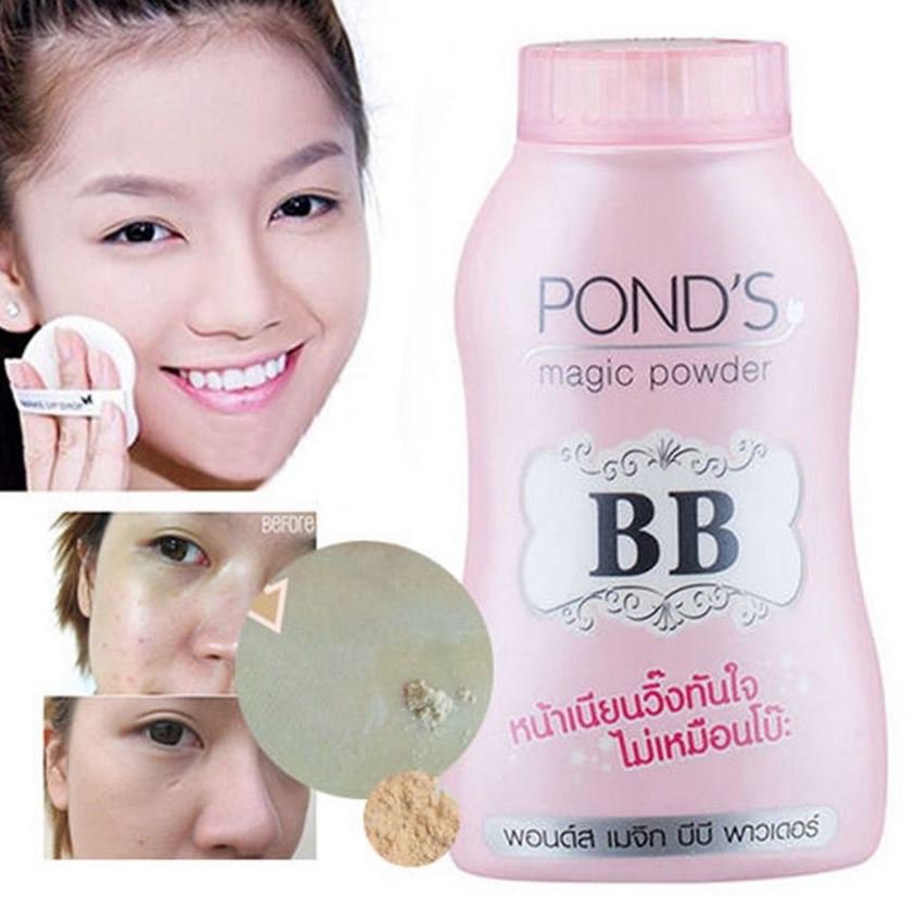 Ponds BB Magic Powder Talc Vitamin B3 Sebum Control matte Face ...