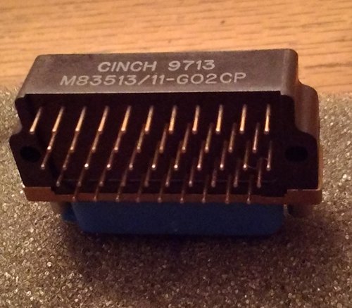 Cinch M83513/11-G02CP :: 51 Pin Mil Spec Micro-D Connectors