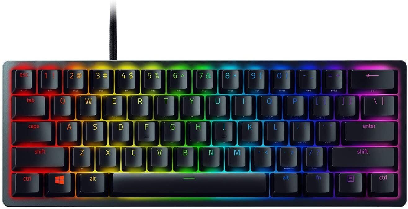 Razer Huntsman Mini Optical Gaming Keyboard Clicky Purple Switch US Black