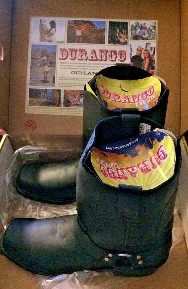 Men's Durango Dark Brown Harness Boot DB510 Head West Size 15D New in Box
