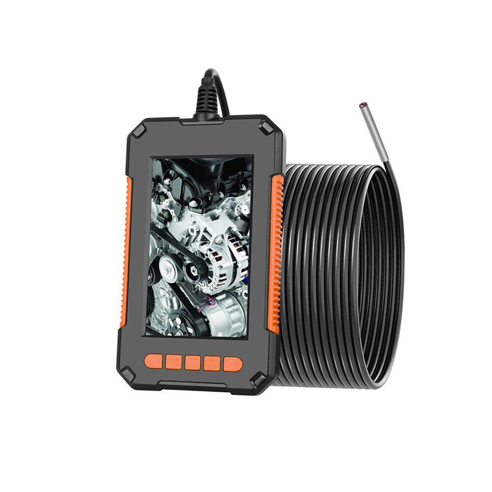 Endoscope Inspection Camera Borescope Snake HD 1080P 4.3" Screen 3.9mm IP67