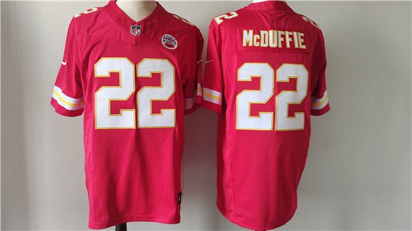 All Size Kansas City Chiefs #22 Trent McDuffie Red F.U.S.E. Vapor ...