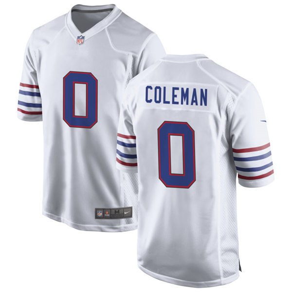 Buffalo Bills #0 Keon Coleman Nike White Alternate Retro Vapor Limited ...