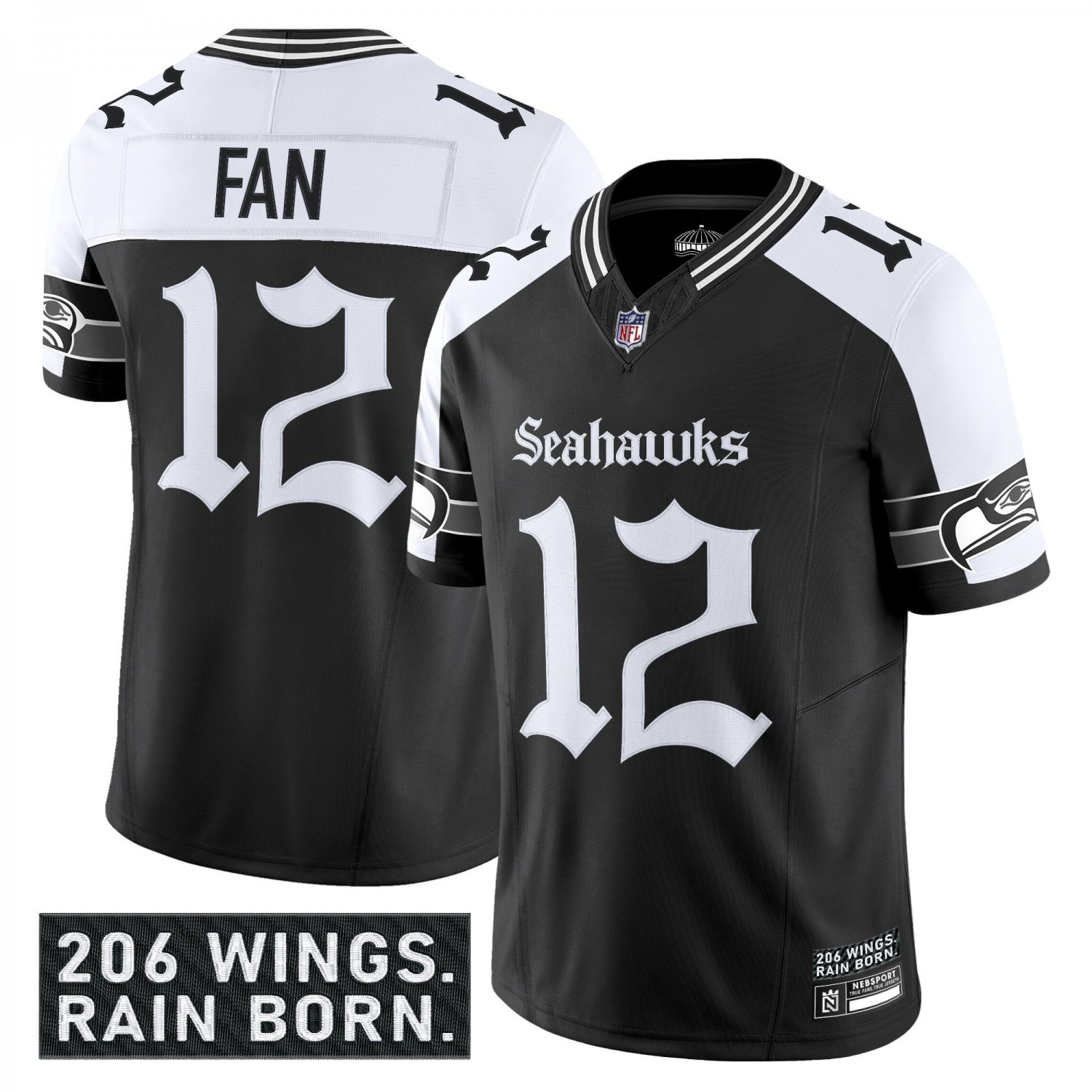 12th Fan Seattle Seahawks ‘Gothic Rain City Shadows Edition’ Vapor ...