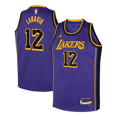 Men & Youth Jake LaRavia #12 Los Angeles Lakers Statement Edition ...