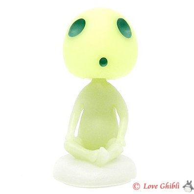 RARE 1 left - Figure - Sit - Head Moves Glows in Dark Kodama Tree ...