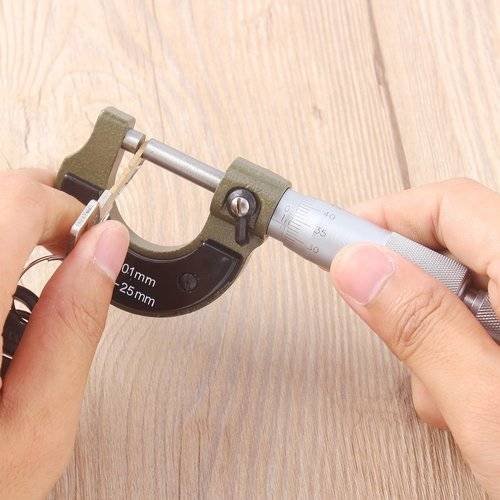 Outside External Metric Gauge Micrometer Machinist Measuring 0-25mm
