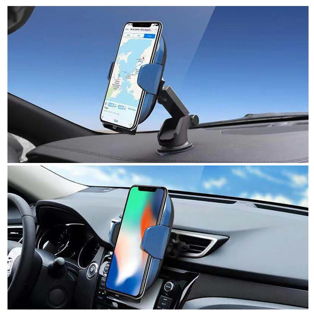 C8 Wireless Car Charger Mount Infrared Auto Clamp Phone Holder Phone ...