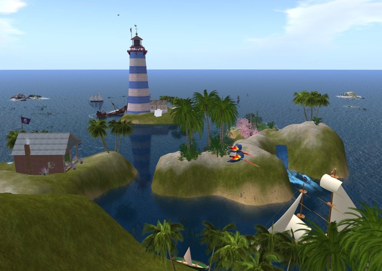 OpenSimulator 3D Virtual Environment Creator CAD Software Sim Game for ...