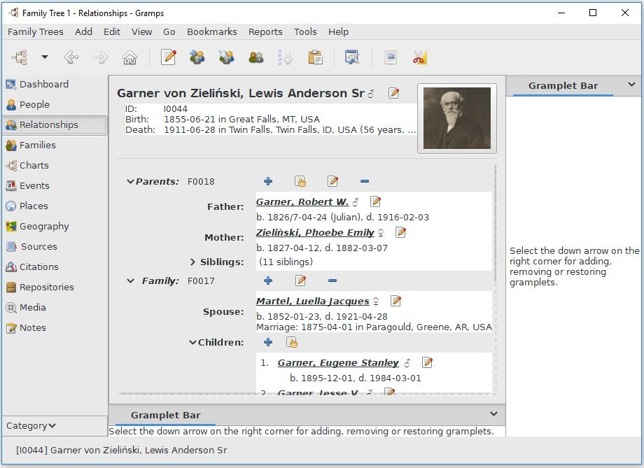 Gramps Software Bundle Genealogical Research for Windows [Download]