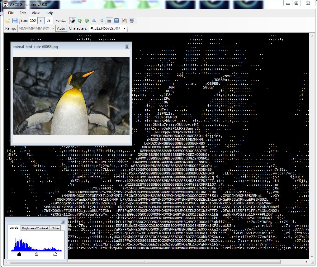 Ascii Picture Generator Software for Windows [Download]