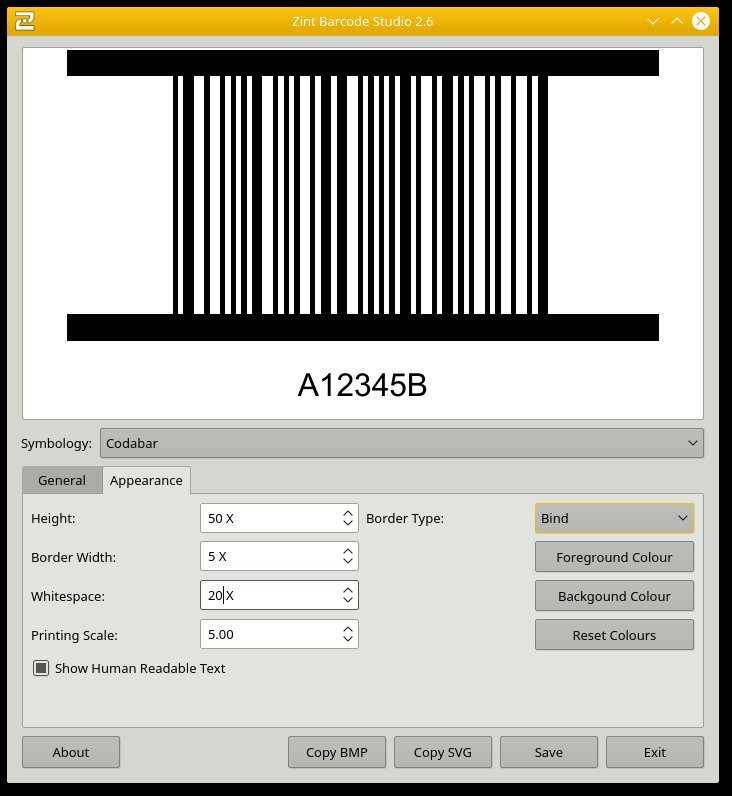 Zint Barcode Software for Windows [Download]