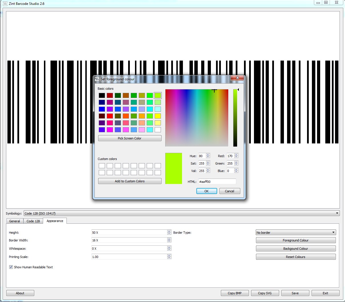 Zint Barcode Software for Windows [Download]
