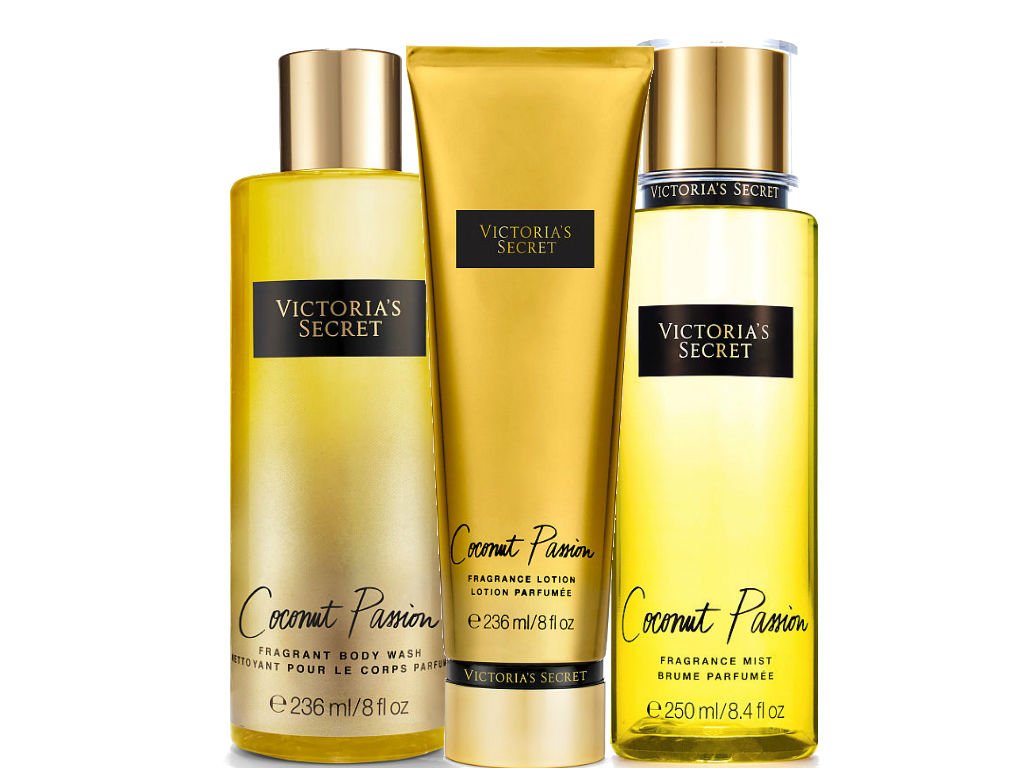 Victoria’s Secret Coconut Passion Fragrance Deluxe Trio Gift Set