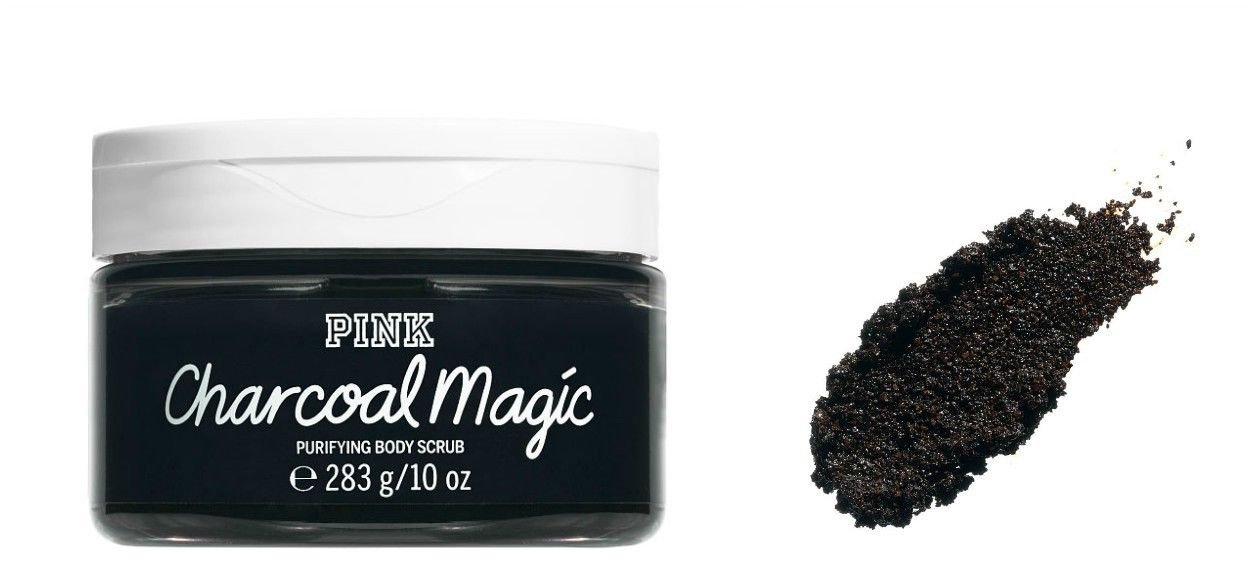 PINK By Victoria's Secret Charcoal Magic 10.0 Ounces Purifying Body Scrub