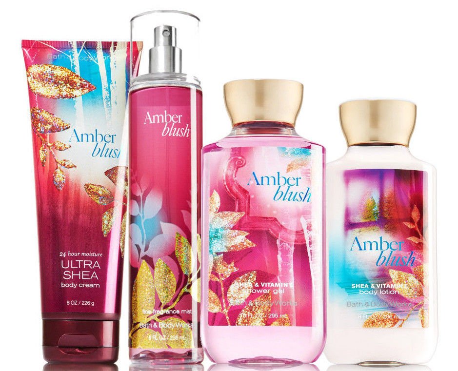 Bath & Body Works Amber Blush Deluxe Gift Set