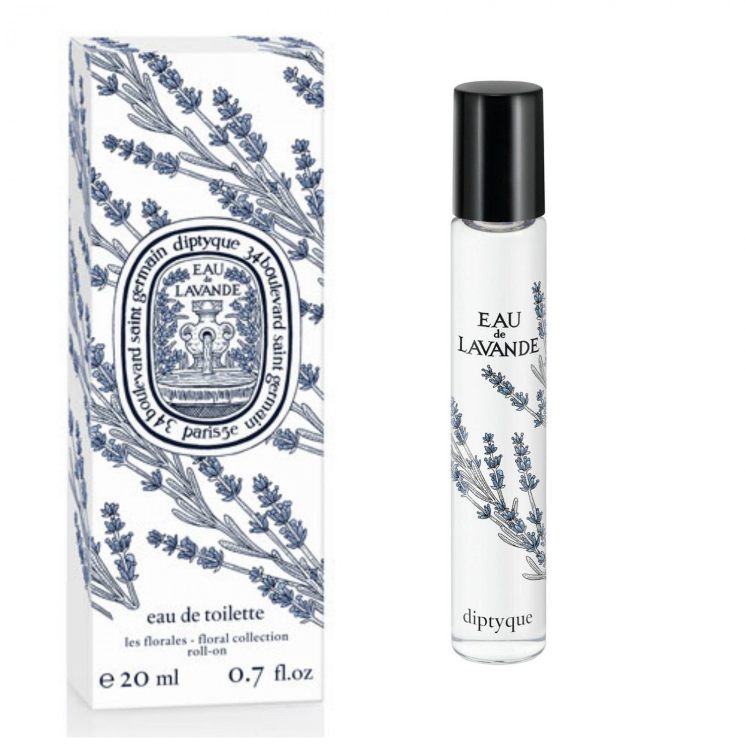Diptyque Eau De Lavande 0.7 Fluid Ounces Eau De Toilette Roll-On