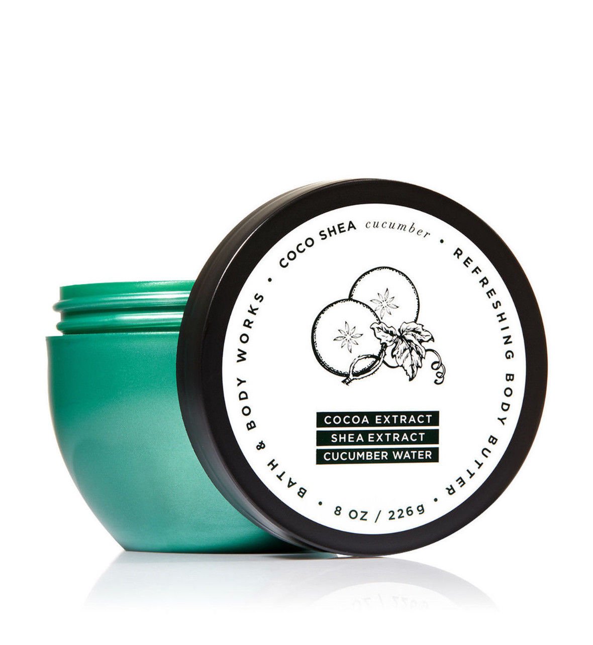 Bath & Body Works Coco Shea Cucumber 8.0 Ounces Refreshing Body Butter