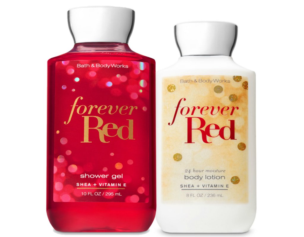 Bath & Body Works Forever Red Body Lotion + Shower Gel Duo Set