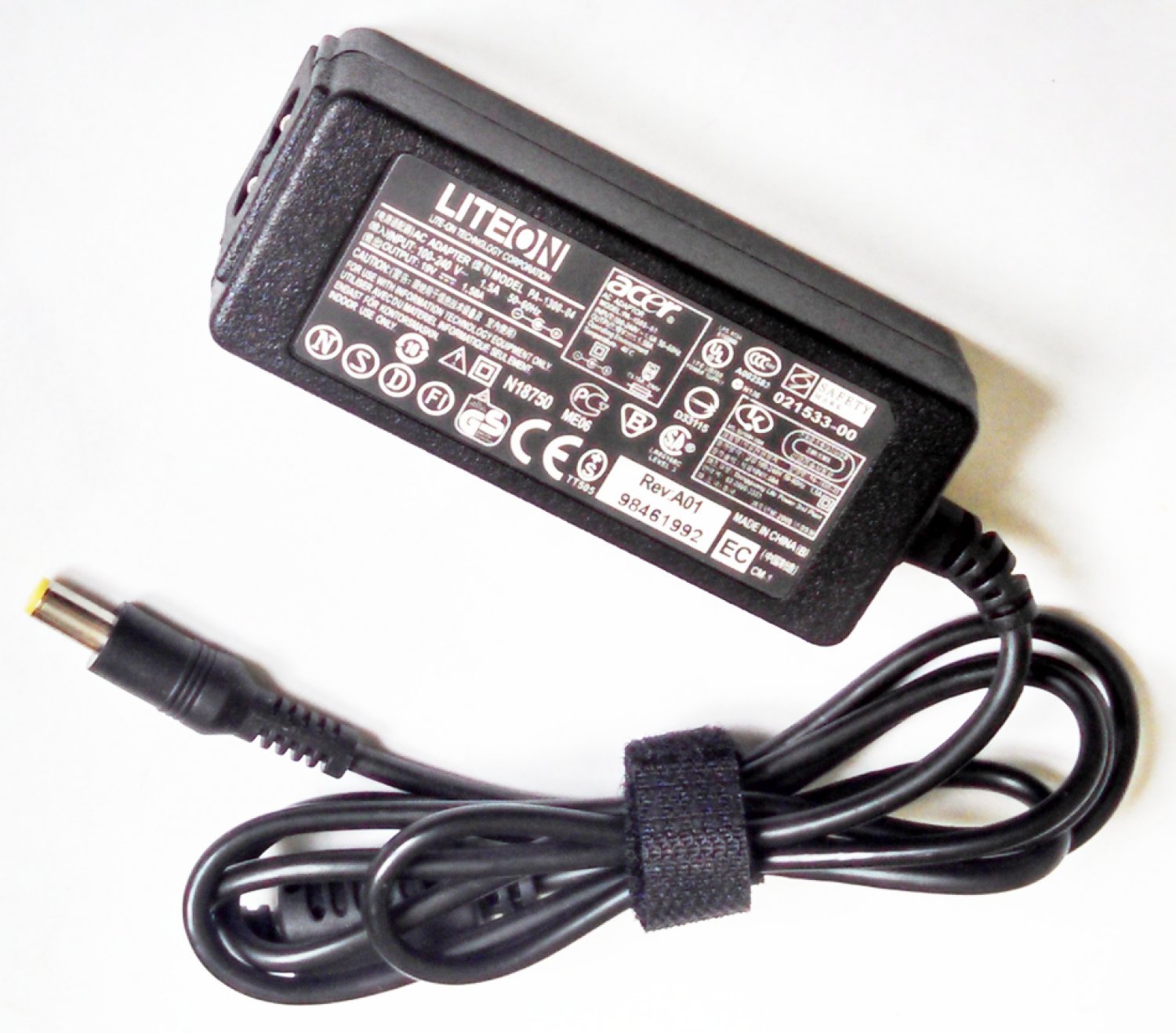 AC Adapter Charger 19V 1.58A (5.5x1.7) for Acer Aspire One New OEM ...