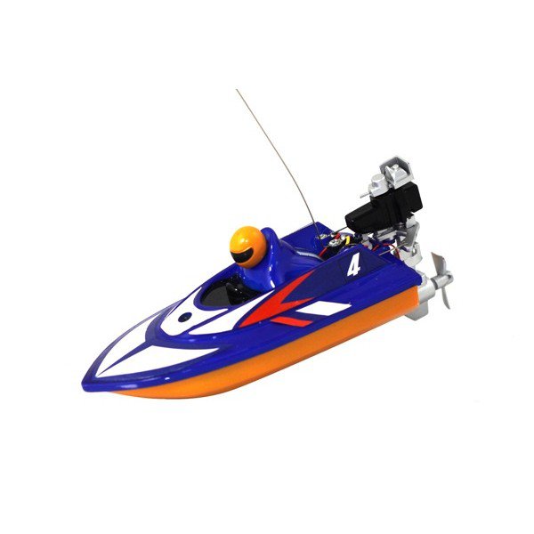 Mini Micro RC Speed Boat, Blue