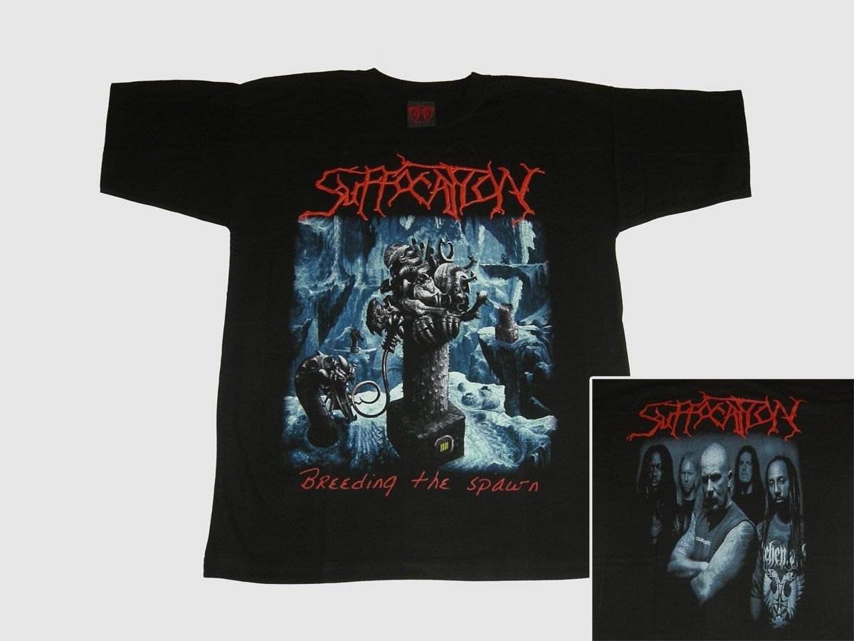 SUFFOCATION - Breeding the spawn T-shirt (S) NEW heavy thrash death metal