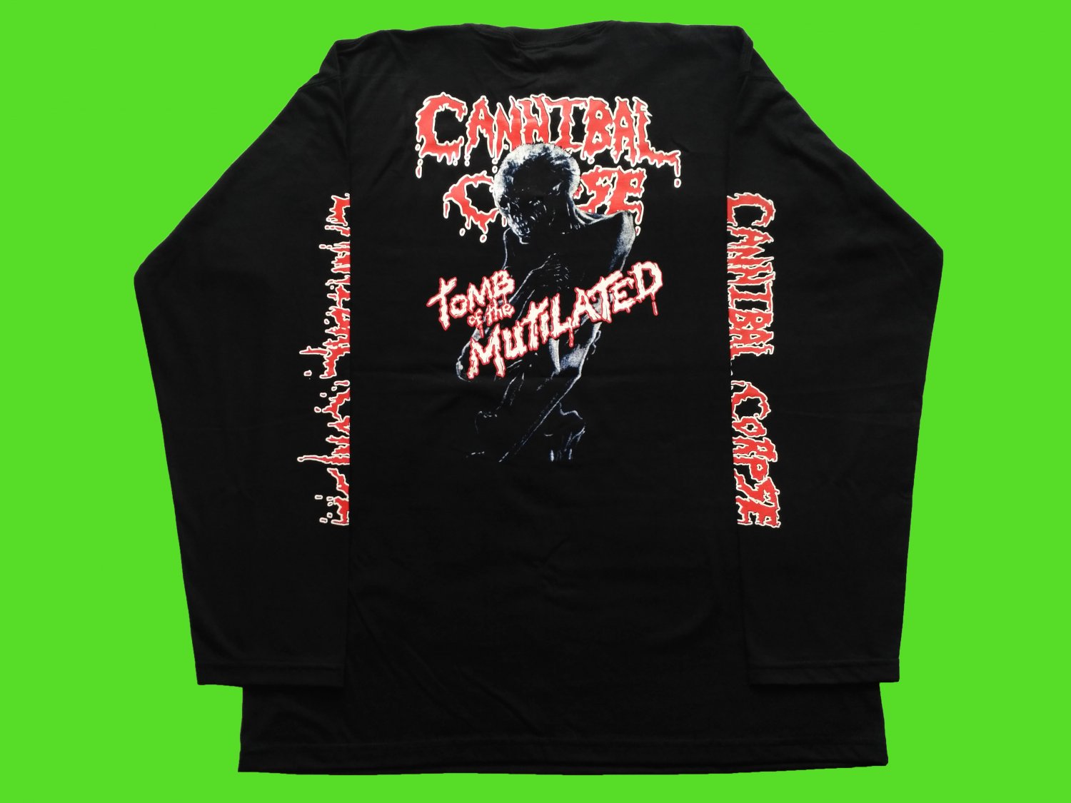 CANNIBAL CORPSE - Tomb of the mutilated Long sleeve shirt Black (L) NEW ...