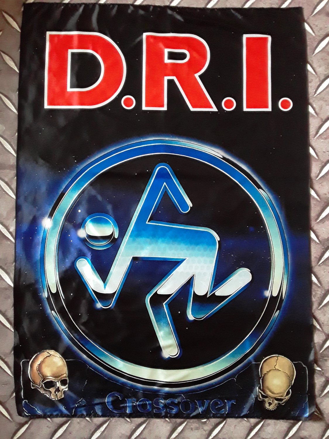 D.R.I. - Crossover FLAG cloth Poster Banner Thrash METAL Dirty rotten ...