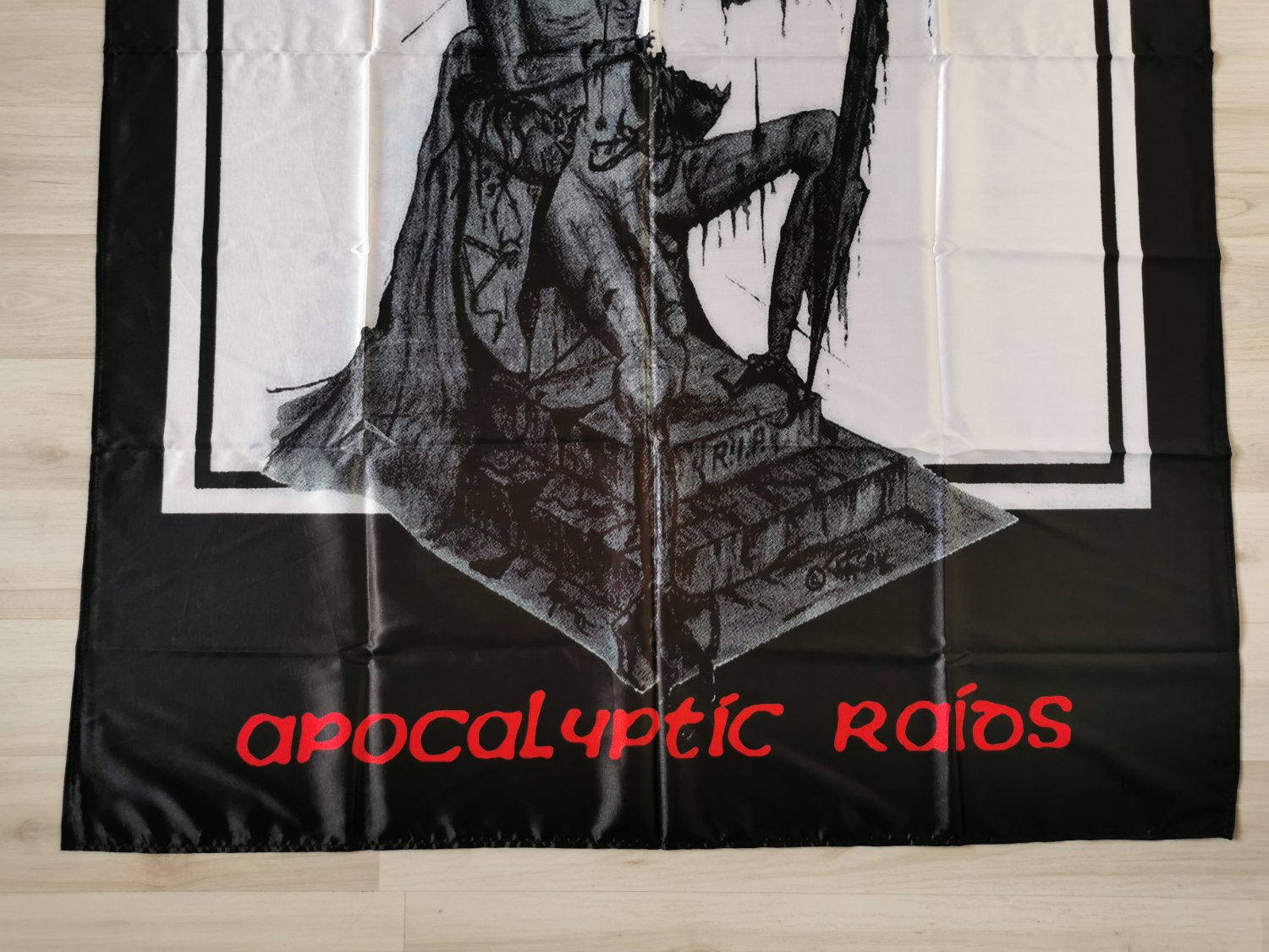 HELLHAMMER - Apocalyptic Raids POSTER FLAG Thrash black metal cloth poster Celtic Frost