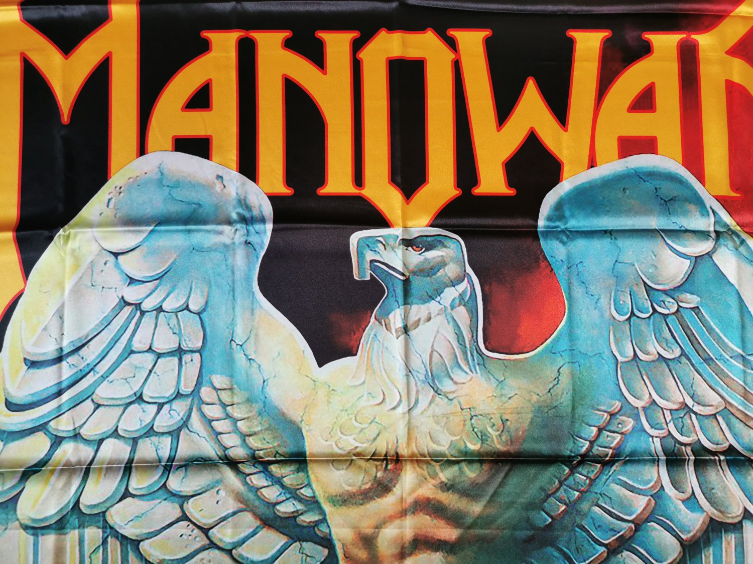 MANOWAR - Battle hymns FLAG Heavy metal cloth poster Banner Power metal