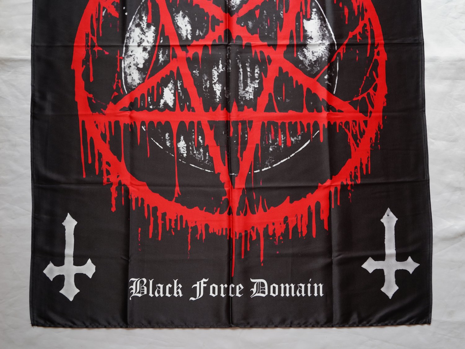 KRISIUN - Black force domain FLAG cloth POSTER Banner Death METAL ...