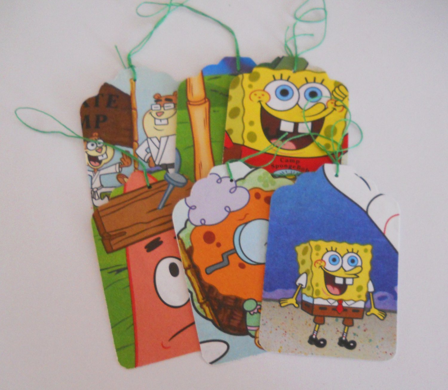 Spongebob and Friends Christmas Gift Tags - Upcycled - Decorate your ...