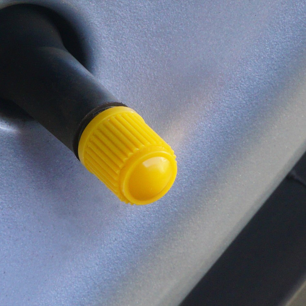 10x Yellow Cruiser Bike Tire Valve Stem Cap-TPMS Safe Lawn Mower ...