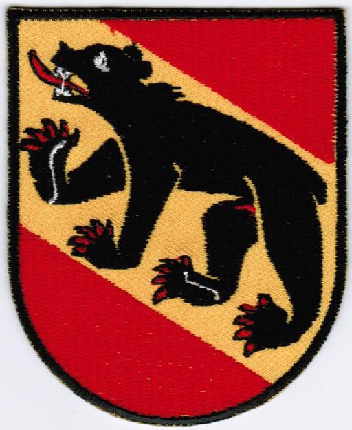 Canton of Bern Coat of Arms Switzerland Swiss Confederation Iron On ...
