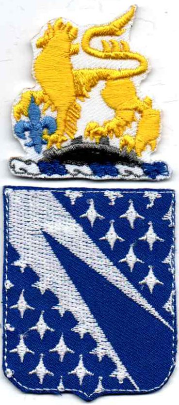 89th Cavalry Regiment Coat of Arms 4.95x11.25 Embroidered Patch