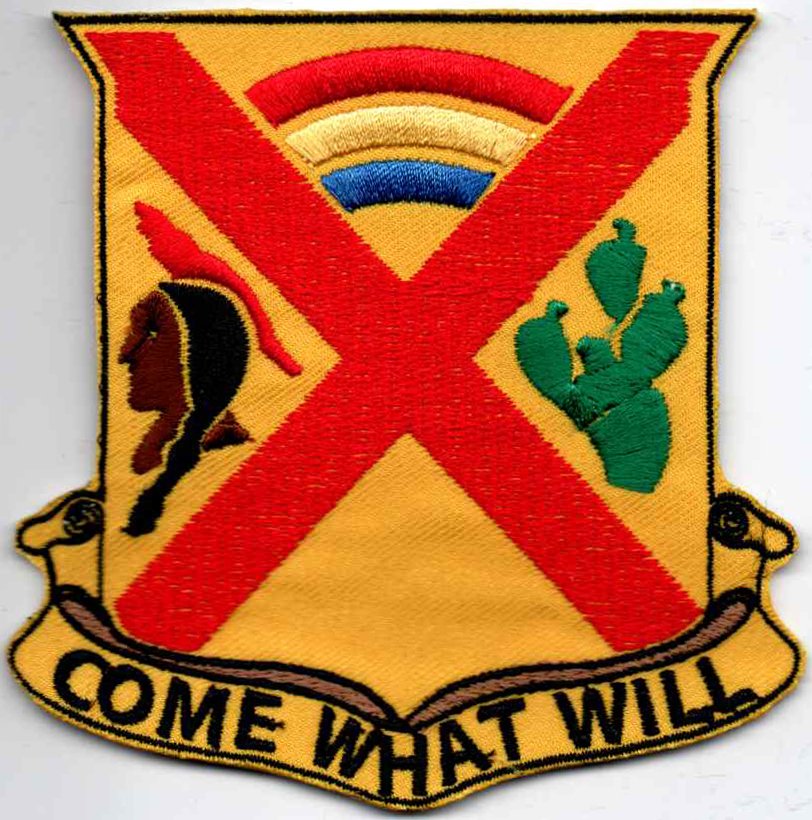 108th Cavalry Regiment Distinctive Unit Insignia 7.05x7 Embroidered Patch