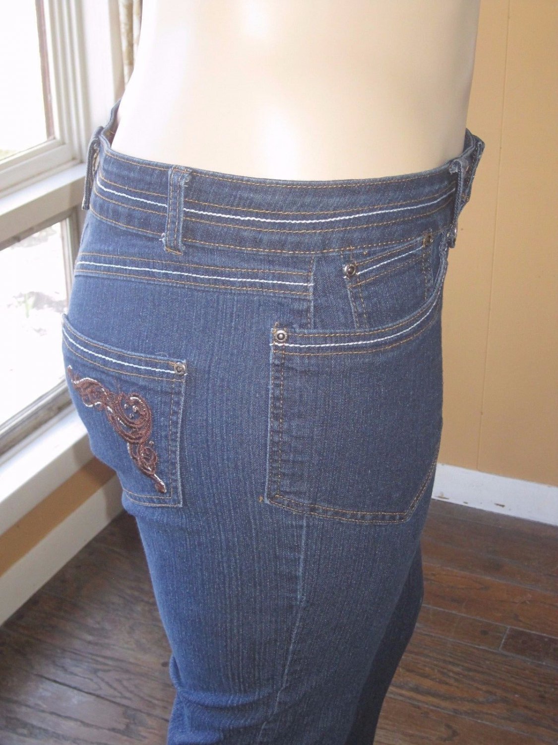 Conga Size 14 Stretch Highly Detailed Skinny Jeans