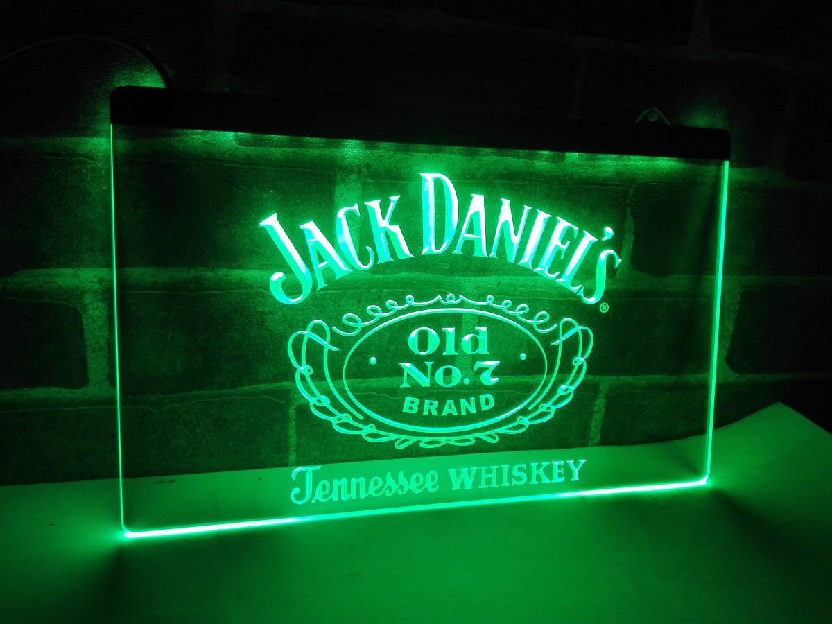 Jack Daniels 3D LED Neon Sign Light Bar Pub Club Luminous Display Gift ...