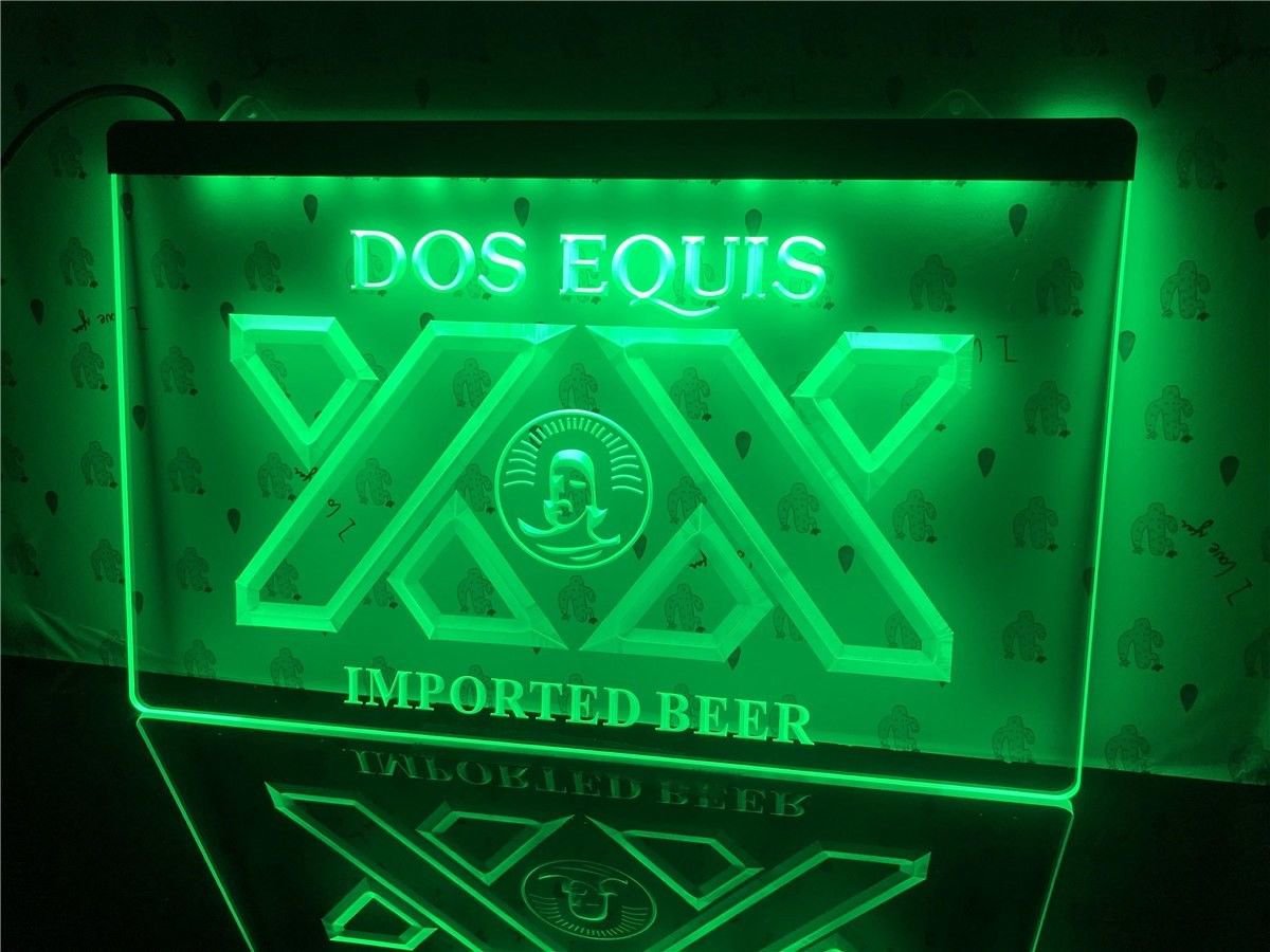 XX Dos Equis Beer club Bar Pub Restaurant Ad Led neon Light Sign decor ...